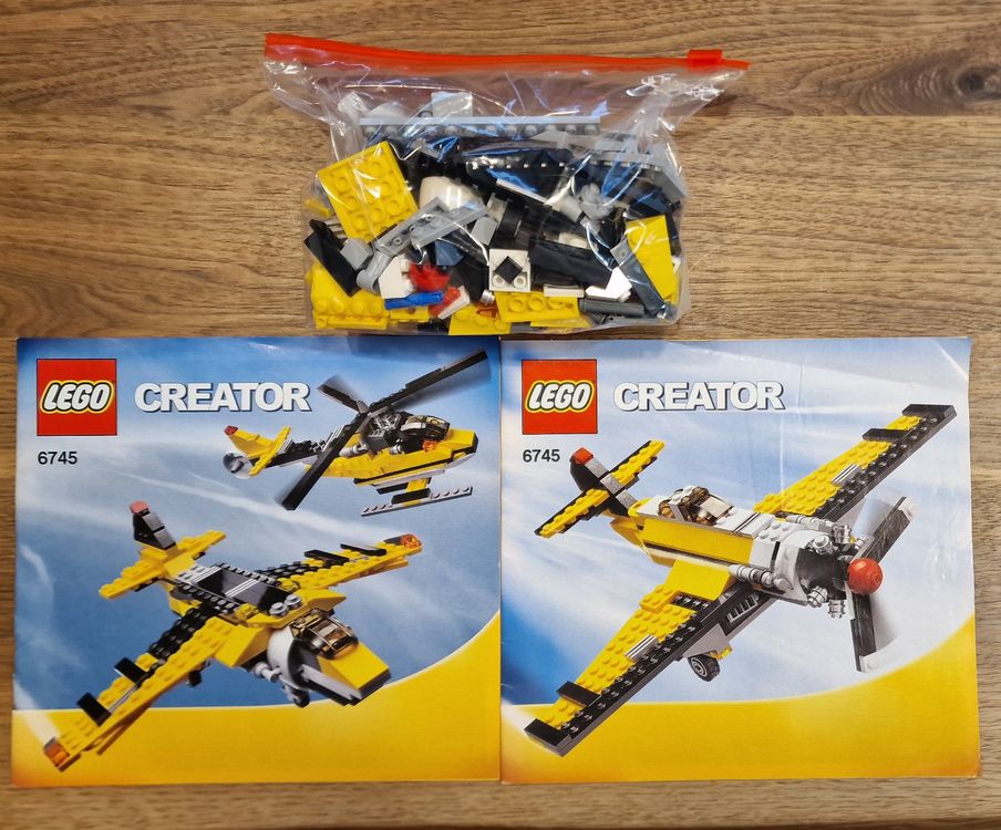 Lego Creator 6745 - Propeller Power (gelbe Flieger) (Gebraucht) in Zug ...