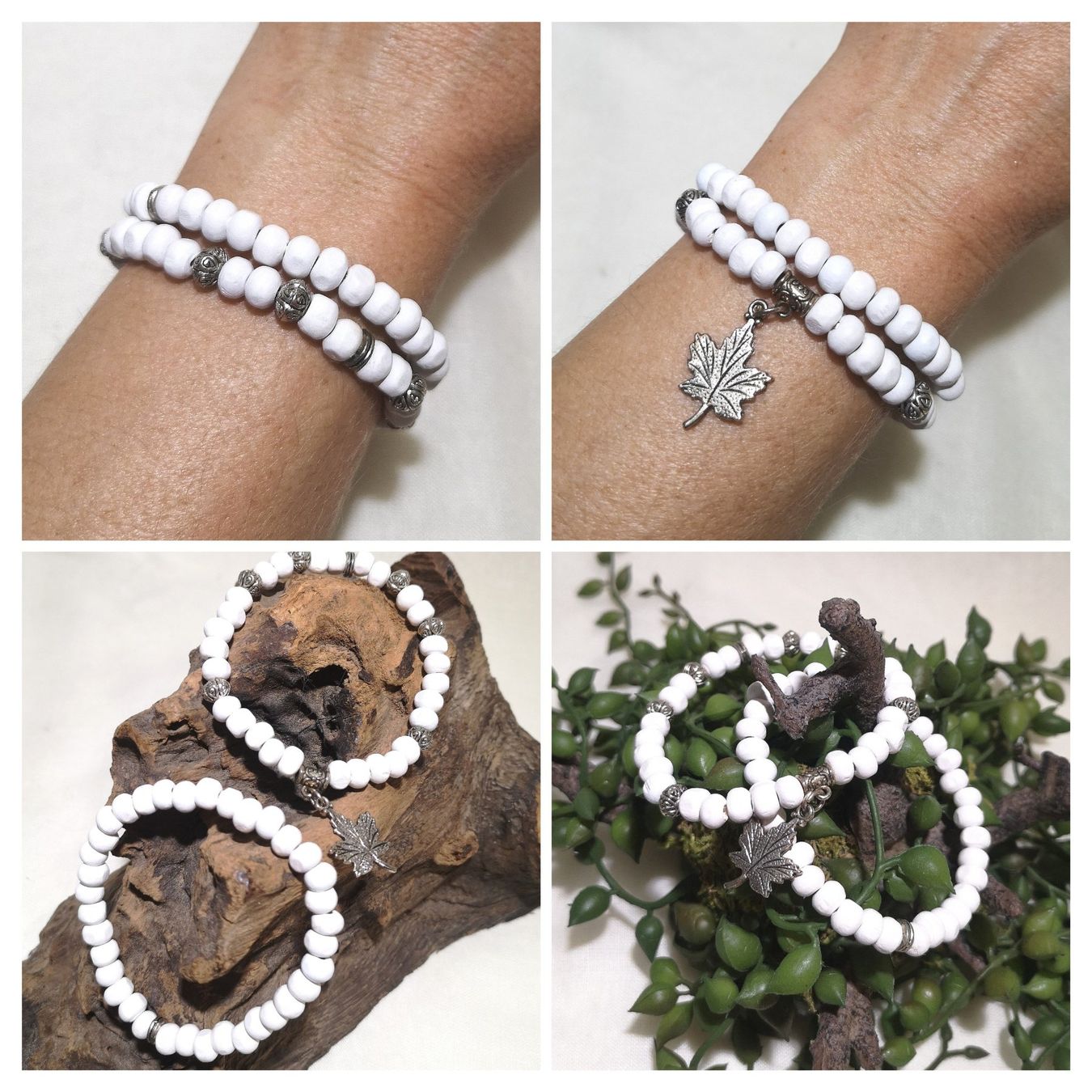 Holz Armk.-Set mit Blatt - Spendenaktion (Neu (gemäss Beschreibung)) in ...