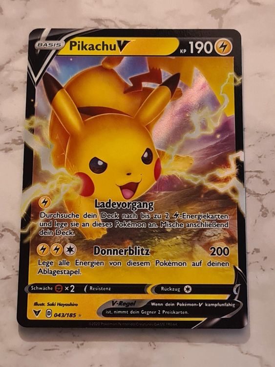 Pikachu V Ultra Rare Deutsch (Neuf (Voir description)) à Wetzikon ZH ...