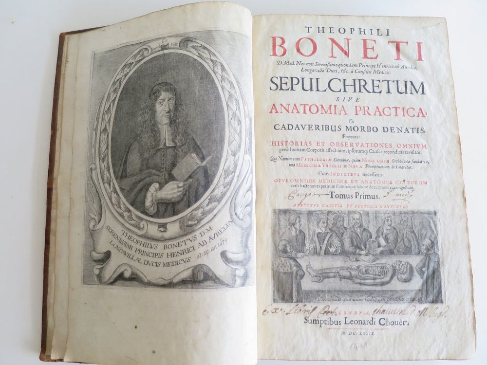 Theophili Boneti Sepulchretum sive Anatomia practica 1679 | Kaufen auf ...