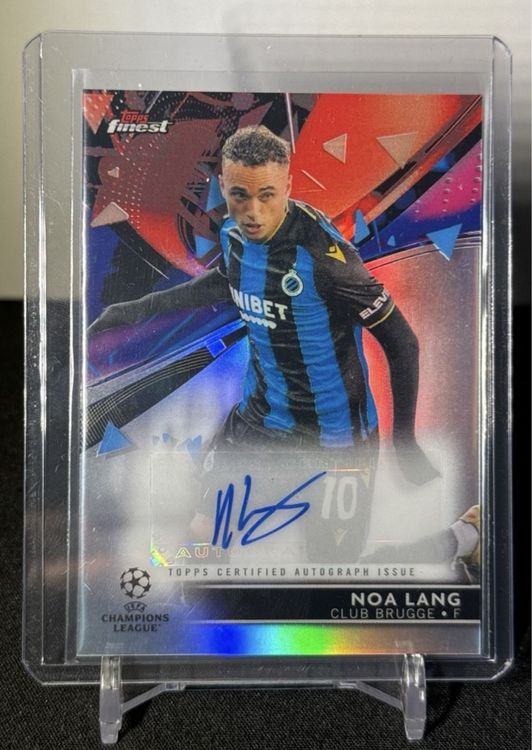 Topps Noah Lang Autogrammkarte Club Brug | Kaufen auf Ricardo