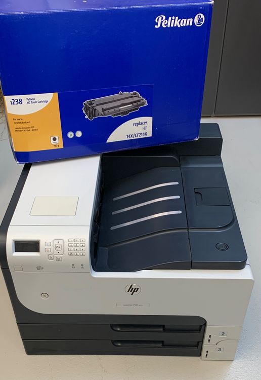 HP Laserjet 700 M712 inkl. neuer Toner für 17'500 Seiten, A3 | Kaufen ...