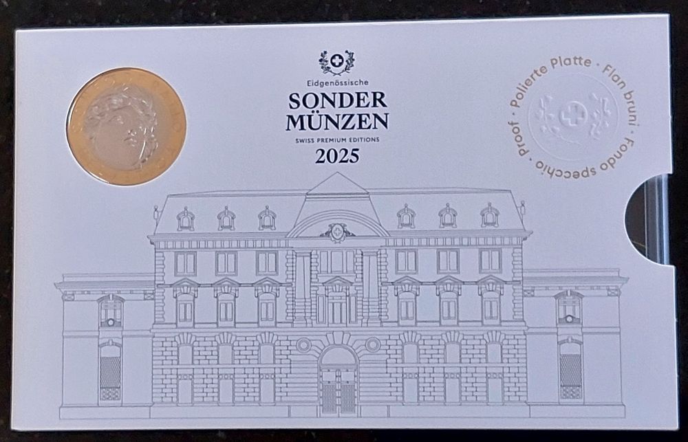 Münzsatz Schweiz 2025 pp (Neu und originalverpackt) in Arch für CHF 115 – mit Lieferung auf ...