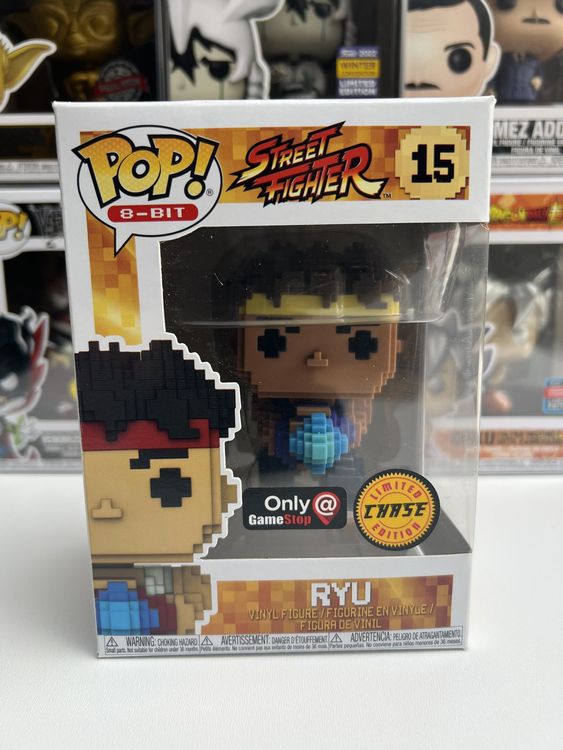 Funko POP! 8-BIT Street Fighter Ryu Edition Limitée Chase (Neu und ...