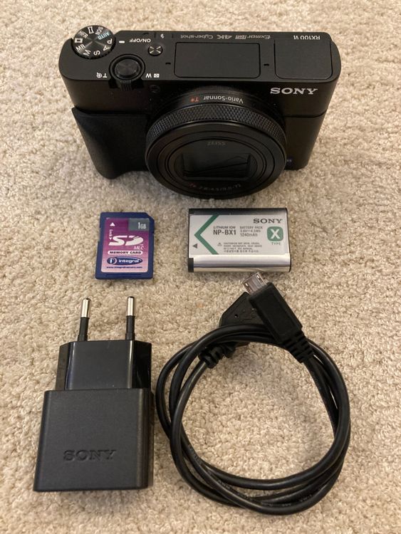 SONY Cybershot DSC-RX100M6 3-4 benutzt, top Zustand (Gebraucht) in ...
