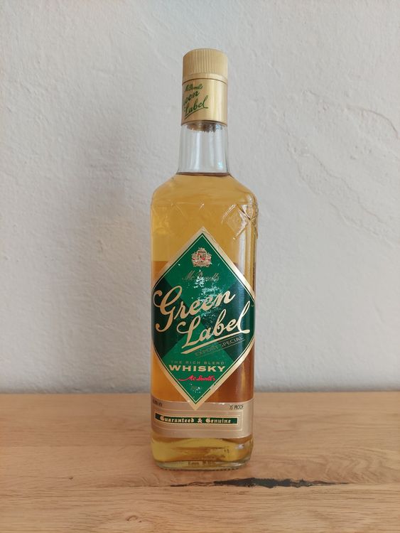 Green Label The Rich Blend Whisky McDowells 42,8% 70cl (Neu (gemäss ...