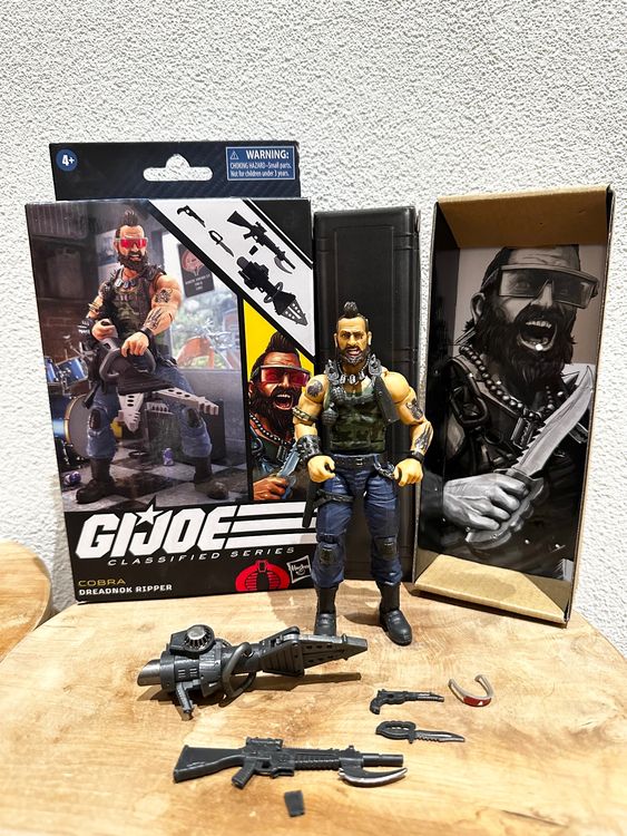 HASBRO G.I. JOE CLASSIFIED SERIES 102 COBRA DREADNOK RIPPER (Neu ...
