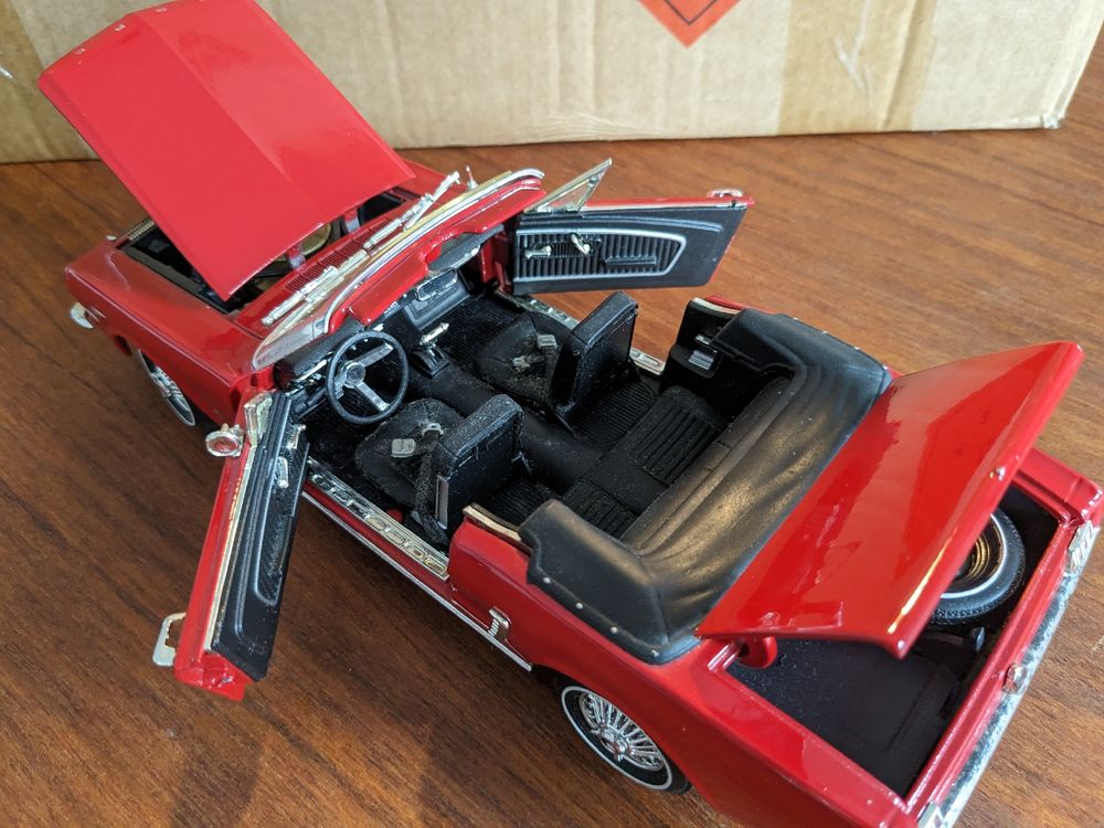 Modellauto Ford Mustang 1964-½ Rot | Kaufen auf Ricardo
