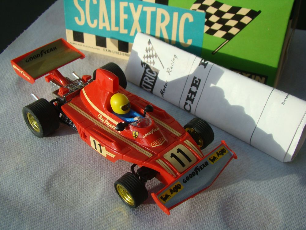 Scalextric Ferrari 312 B3 Regazzoni sehr selten mit Box rar (Gebraucht ...