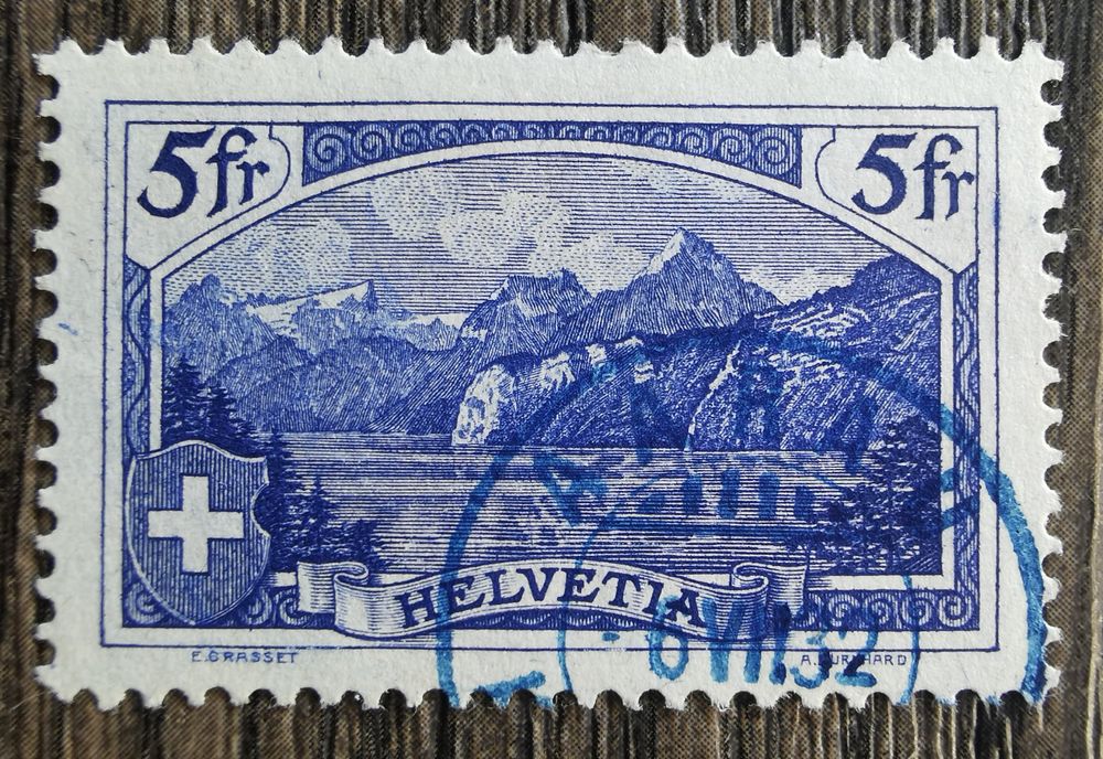 TR103 Timbre Suisse Oblitere 1932 (Gebraucht) in Cousset für CHF 0.95 – mit Lieferung auf ...