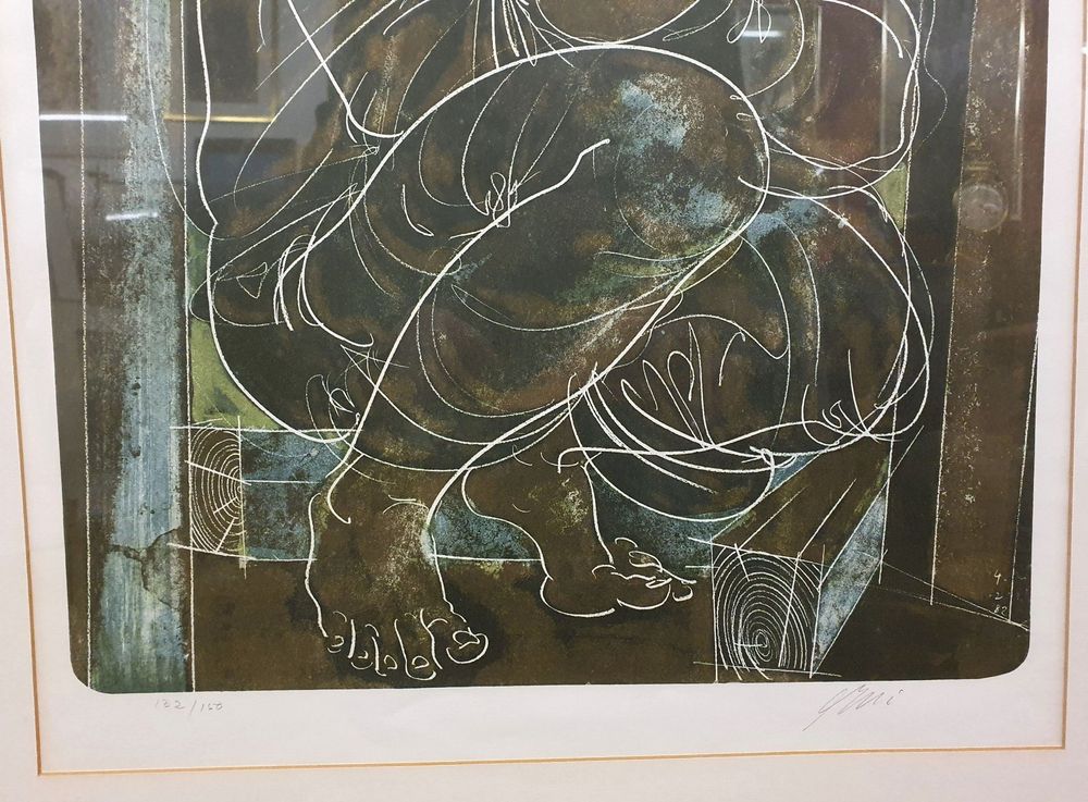 Hans ERNI – Pythia, 1982, grosse handsignierte Litho | Kaufen auf Ricardo