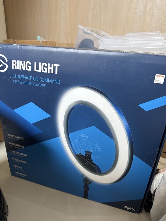 Ring Light Elgato 2500 Lumen Wifi mit OVP (Gebraucht) in Flurlingen für CHF 81 – mit Lieferung ...