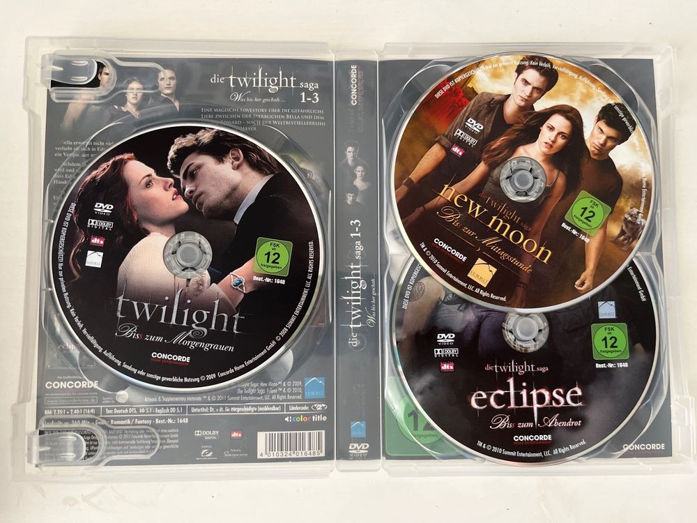 Die Twilight Saga DVD 📀 - 3 Disc Limited Edition (Neu (gemäss ...