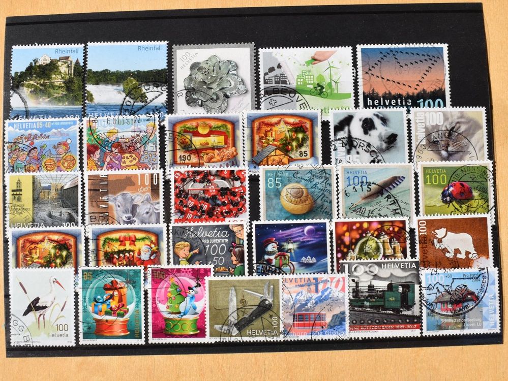 30 neuere Briefmarken der Schweiz B (Gebraucht) in Bettingen für CHF 5 ...