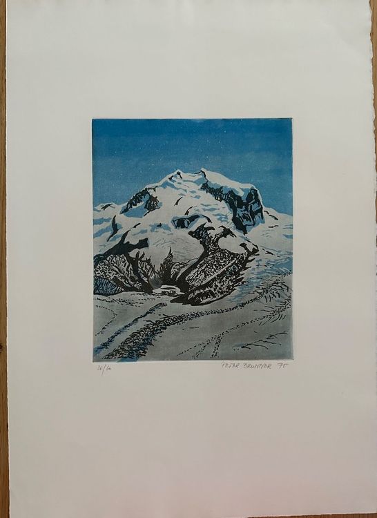 PETER BRUNNER RADIERUNG AQUATINTA SIGNIERT NUMMERIERT (Gebraucht) in Gersau für CHF 68 – mit ...