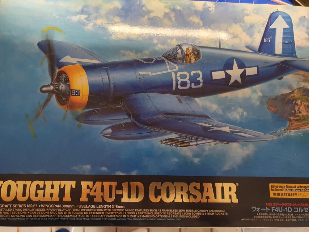 Kit Tamiya échelle 1/32e du Corsiar F4U1D | Kaufen auf Ricardo