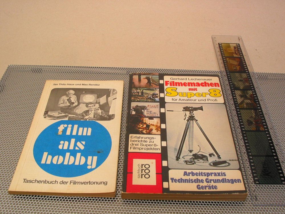 FILME-Machen mit SUPER-8 + FILM als Hobby 2x Filmbuch analog (Gebraucht ...