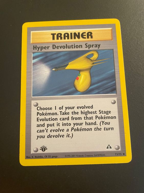 Hyper Devolution Spray - 73/75 - 1st Edition Neo Discovery | Kaufen auf ...
