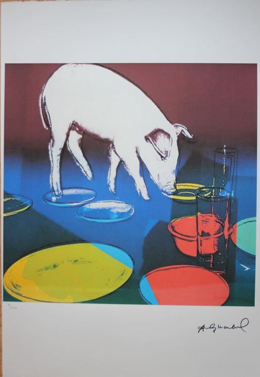 Andy Warhol, Fiesta Pig, ART GALLERY NEW YORK LEO CASTELLI (Gebraucht ...