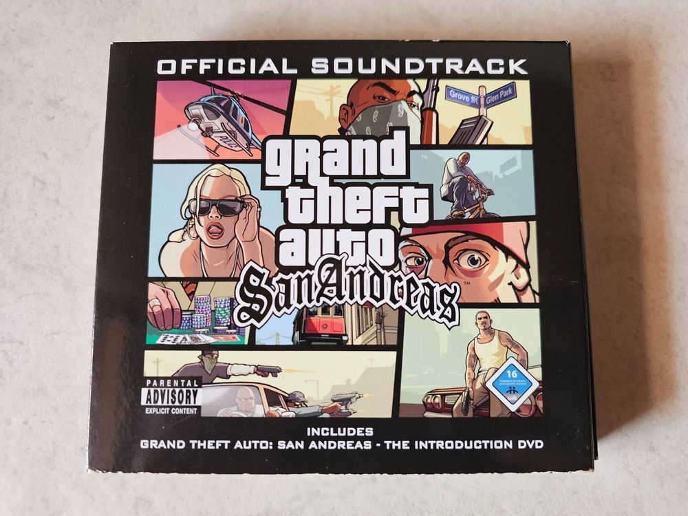 Grand Theft Auto - San Andreas / Soundtracks / 2 CDs + DVD (Gebraucht ...