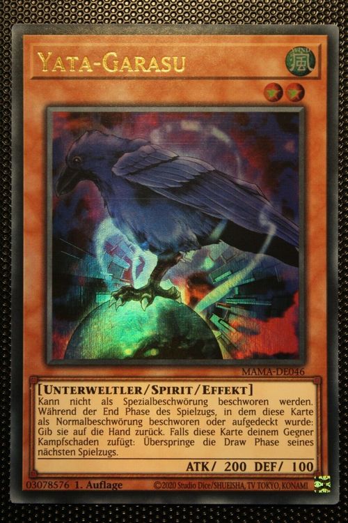 Yu-Gi-Oh! Yata-Garasu - MAMA-DE046, Ultra Rare (Neu und ...