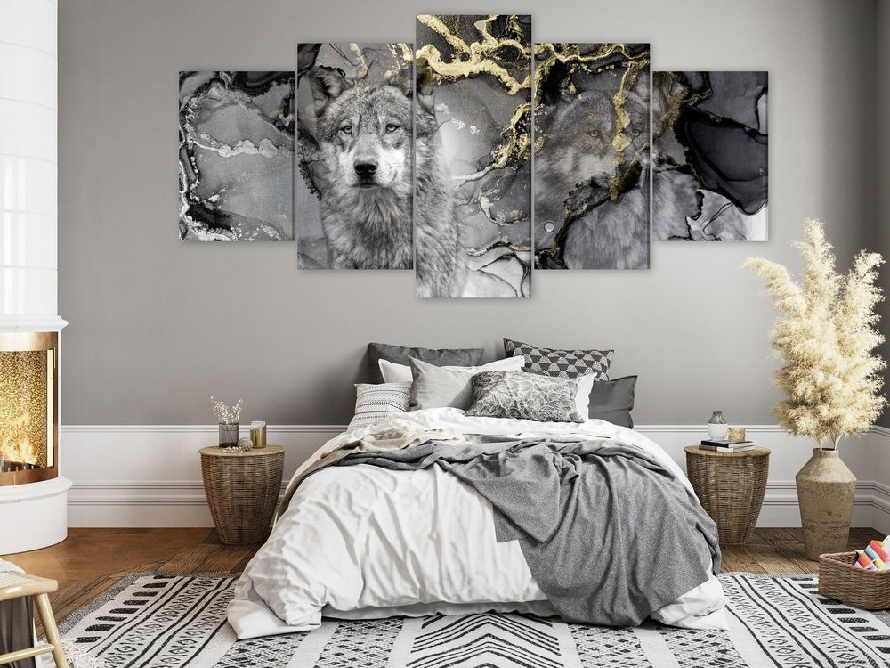 XXL Wandbild Wolf gerahmt - neu | Kaufen auf Ricardo