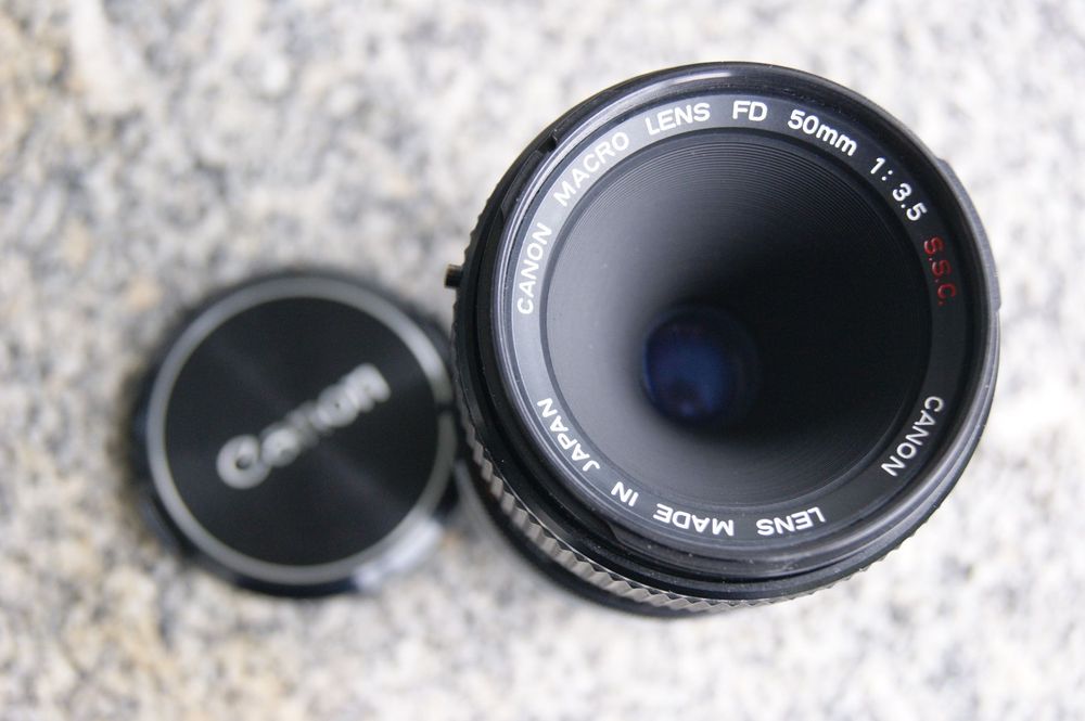 CANON FD 50 F 3,5 MACRO SSC +EXTENSION TUBE 25 FD (Gebraucht) in ...