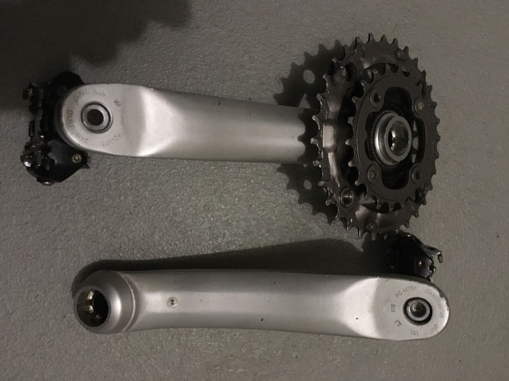 Shimano XT Kurbel FC-M751 (Gebraucht) in Saland für CHF 10 – nur Abholung auf Ricardo kaufen