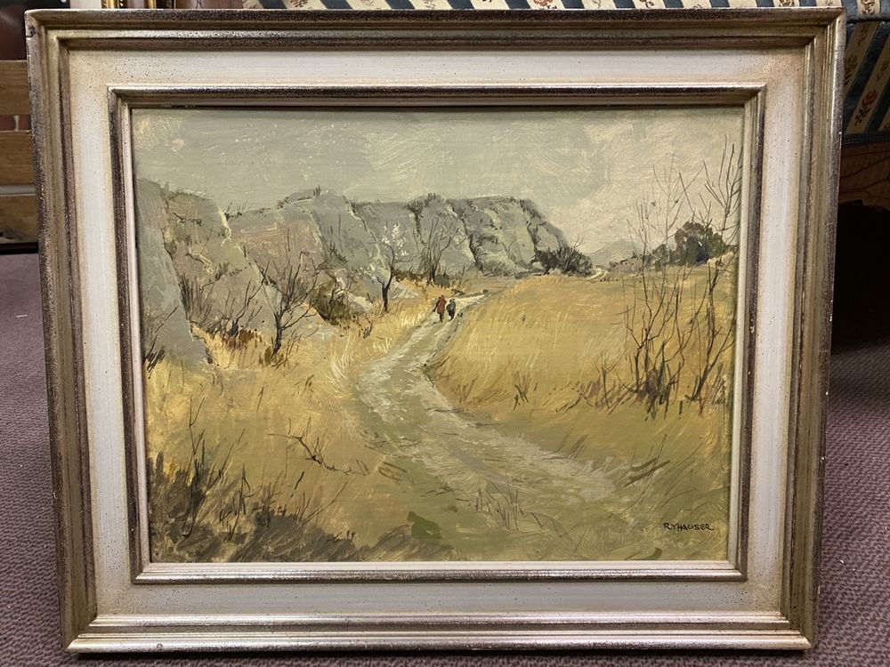 Bild von Renée Y. Hauser gerahmt Promenade dans les Alpilles (Gebraucht ...