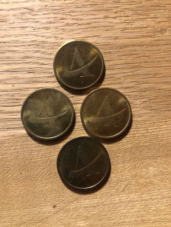 4 Autogrill Jetons (Gebraucht) in Vilters für CHF 1 – mit Lieferung auf Ricardo kaufen