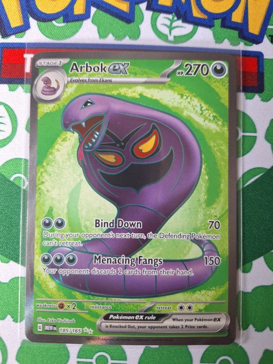 Pokemon 151 Arbox ex 185/165 Englisch | Kaufen auf Ricardo