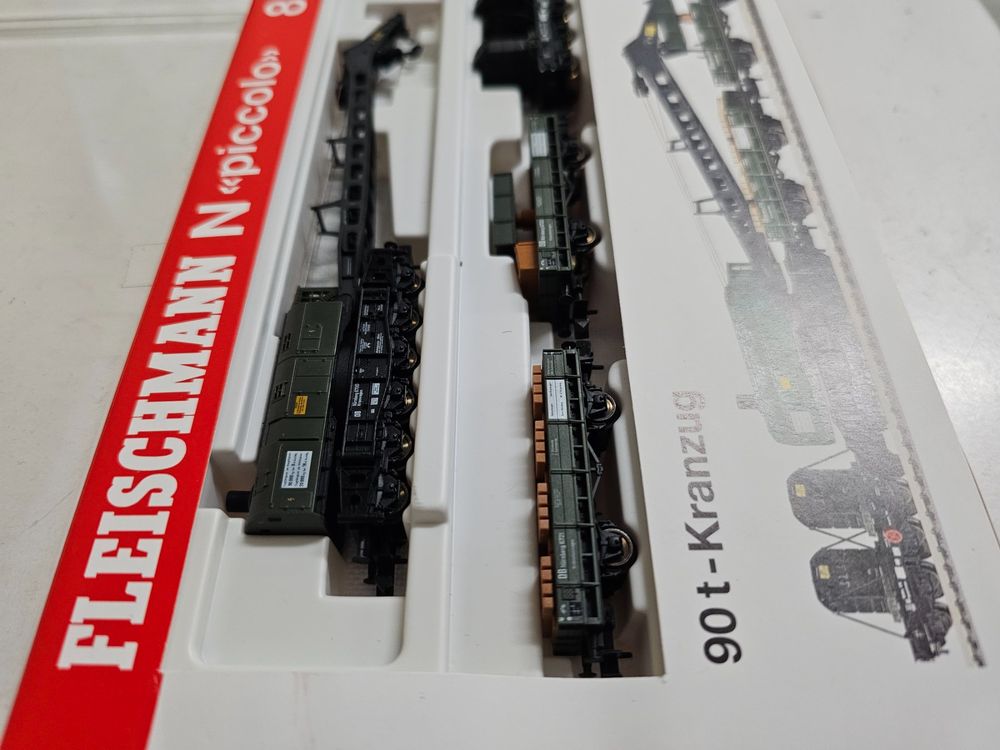 Fleischmann 8599 N piccolo 90 t-Kranzug dès 1.-f (Gebraucht) in ...
