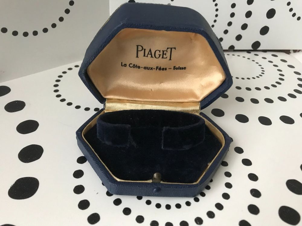 PIAGET ORIGINAL - VINTAGE WATCH BOX ECRIN SCHACHTEL - RARE ! (Gebraucht ...