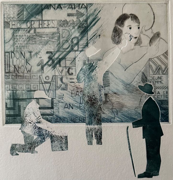 Sehr Interessante Radierung Unl Sig . | Kaufen auf Ricardo