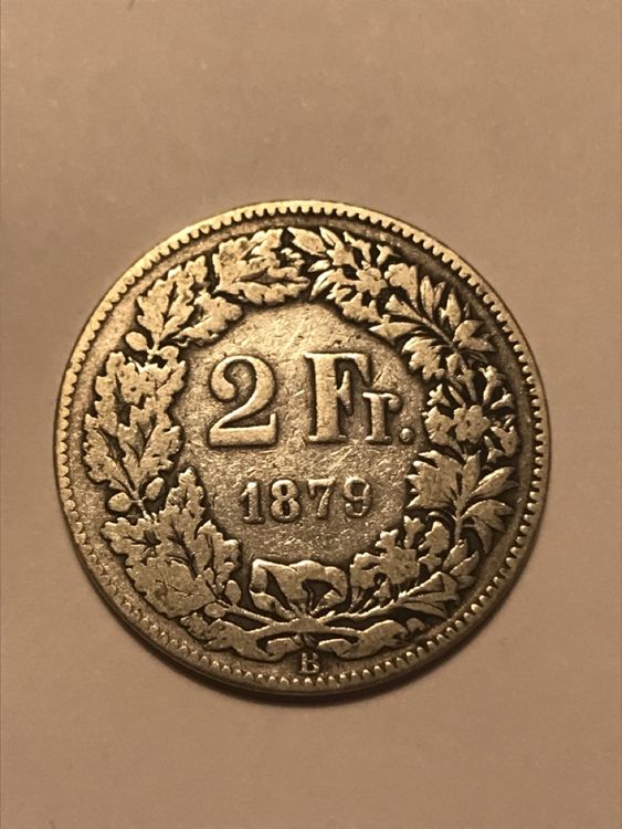 2 Franken 1879 Silbermünze | Kaufen auf Ricardo
