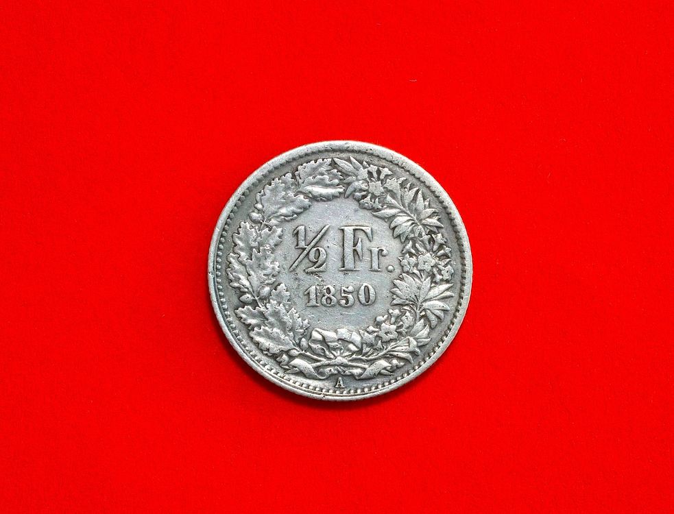 1/2 Franken 1850 (Gebraucht) in Oberglatt ZH für CHF 121 – mit Lieferung auf Ricardo kaufen