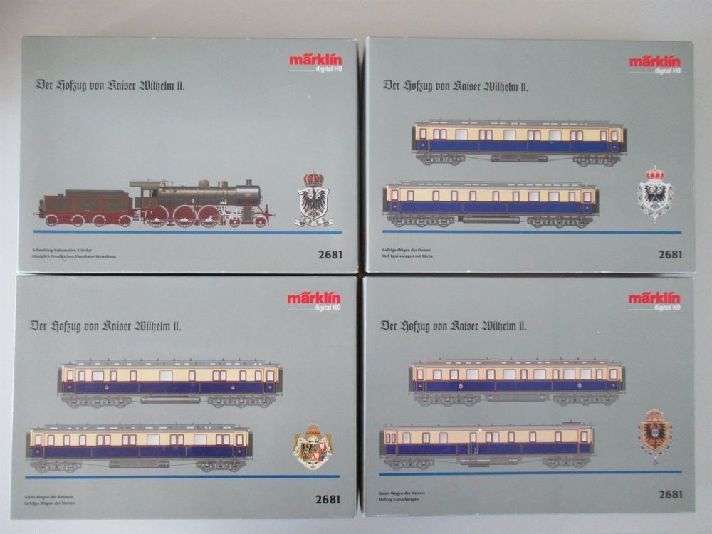 Märklin 2681 Kaiser Wilhelm II Set AC H0 (Gebraucht) in Basel für CHF ...
