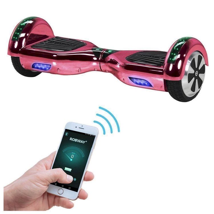 eBalance Hoverboard Robway W1 Pink Chrom (Neu und originalverpackt) in ...