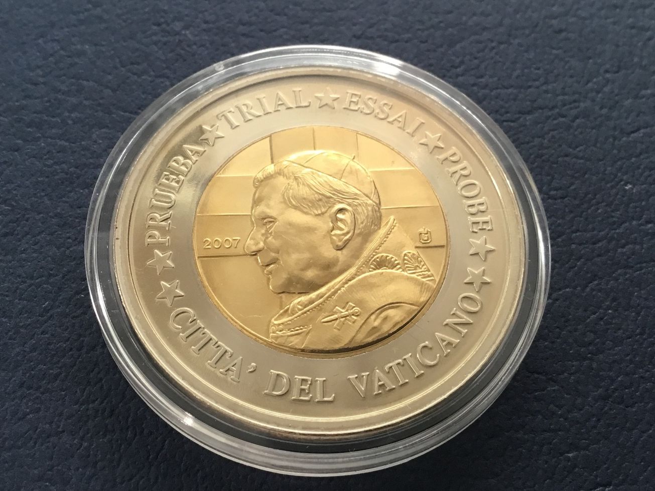 2 Euro Entwurf Vatikan 2007 Papst Benedikt (Neu (gemäss Beschreibung ...