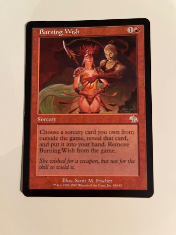 1 x Burning Wish - Magic: The Gathering - MtG (Gebraucht) in Kriens für ...