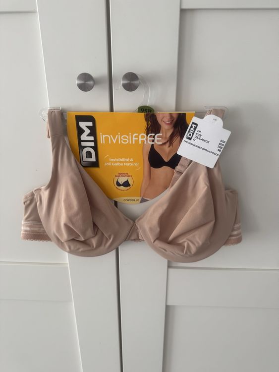 Soutien-gorge DIM Invisifree neuf 80B beige (Neuf avec emballage d'origine) à Biel/Bienne pour ...