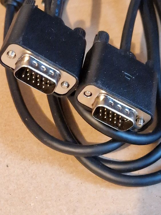 1 Verbindungskabel VGA/VGA, 15 polig, male (Neu (gemäss Beschreibung)) in Orpund für CHF 1 – mit ...