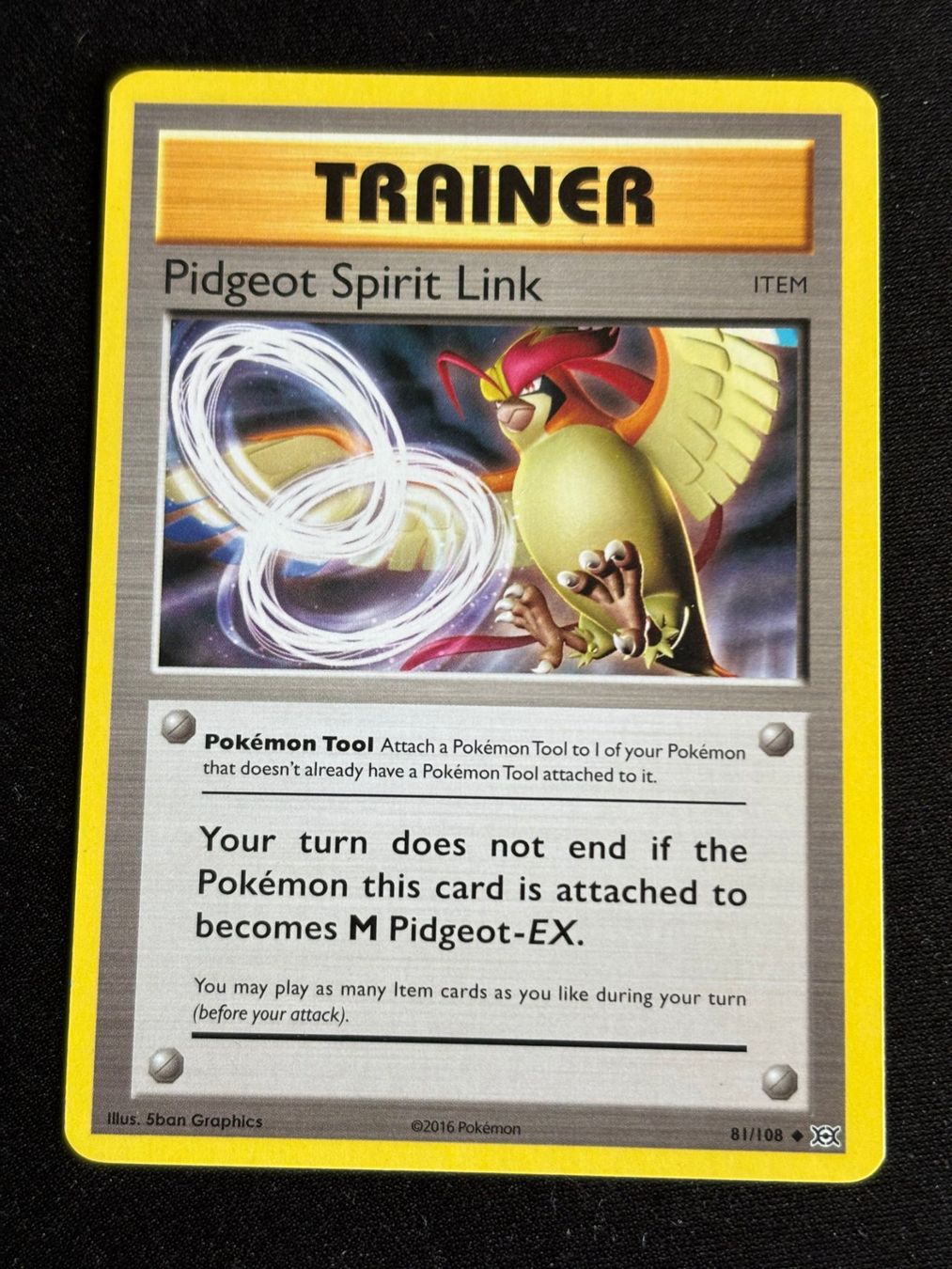 Pokemon Pidgeot Spirit Link - Evolutions 81/108 - English (D'occasion ...