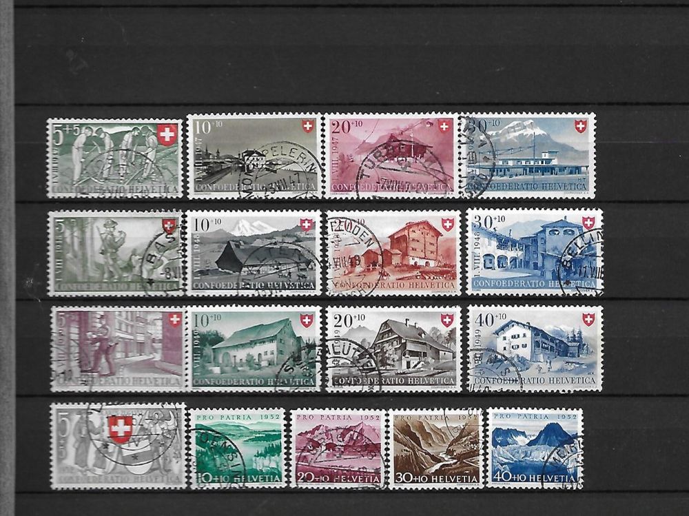 PP gest.1947/48/49/52 Kat: CHF 117.- | Kaufen auf Ricardo