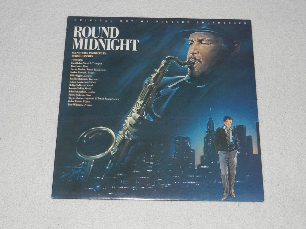 LP ORGINAL SOUNDTRACK - ROUND MIDNIGHT PRODUCED by H,Hancock (Gebraucht ...