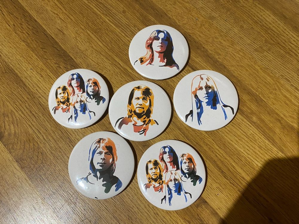ABBA Magnete & Ansteck Badge! Neu (Neu (gemäss Beschreibung)) in Basel ...