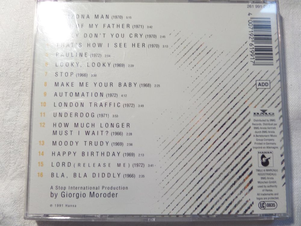 Giorgio Moroder - 16 Early Hits (Gebraucht) in Genève für CHF 12.5 ...
