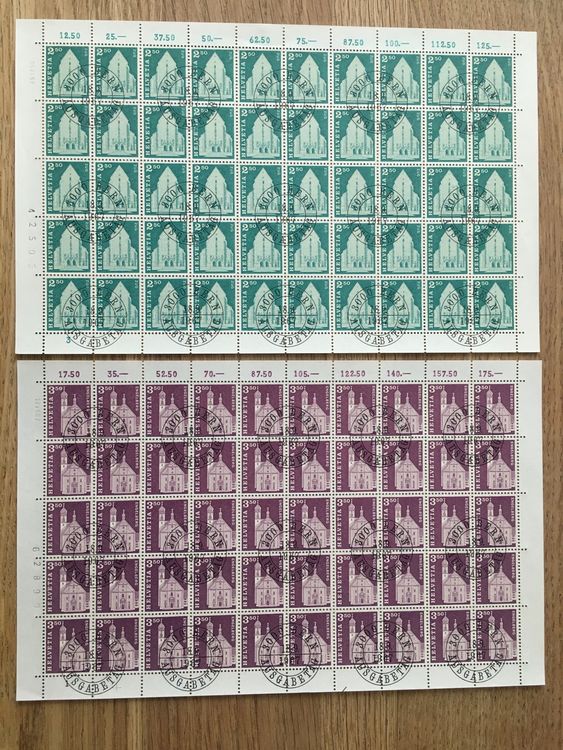 Bogen Serien mit ET-Sonder Stempel (Gebraucht) in Schübelbach für CHF ...