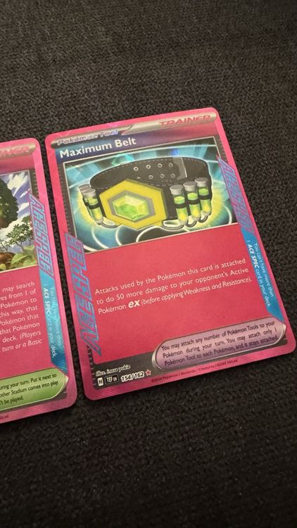 Pokemon Karten: Grand Tree + Maximum Belt - Neuwertig! (Neu (gemäss ...