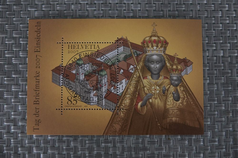 T.d.B. Blockausgabe Kloster Einsiedeln ET-Vollstempel (Neu (gemäss Beschreibung)) in Goldau für ...